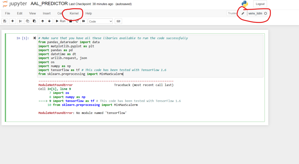 Change Kernal to Different VirtualEnv in Jupyter Notebook (2023)