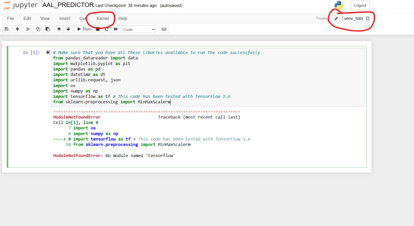 Change Kernal to Different VirtualEnv in Jupyter Notebook (2023) Change Kernal to Different VirtualEnv in Jupyter Notebook (2023)