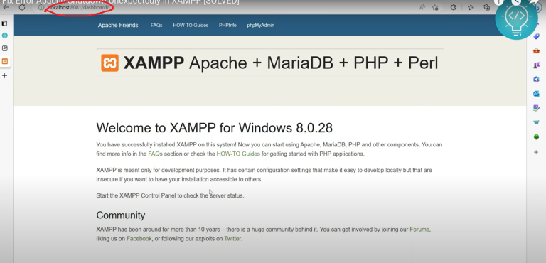 How To Fix Error-Apache Shutdown In XAMPP(Easy Way)
