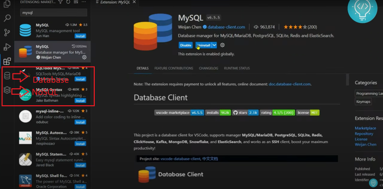 How To Connect MySQL Database To VS Code - The Code City