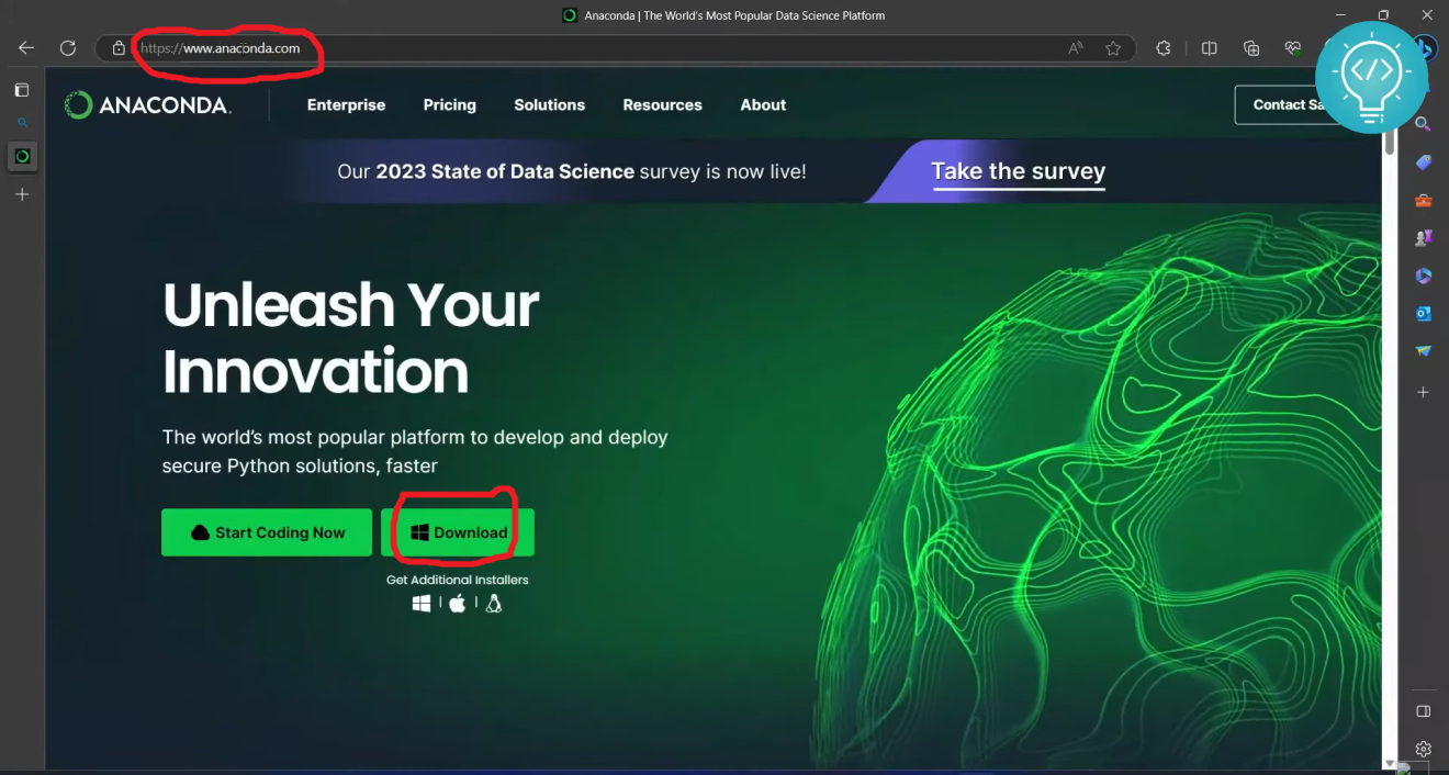 How To Install Anaconda And Jupyter Notebook(Windows 11) - The Code City