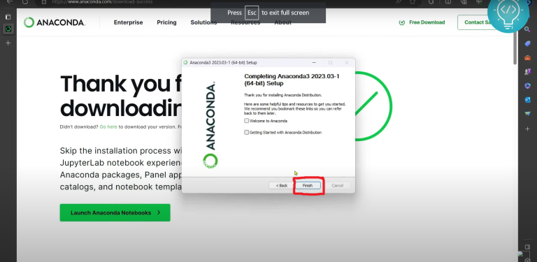 How To Install Anaconda And Jupyter Notebook(Windows 11) - The Code City