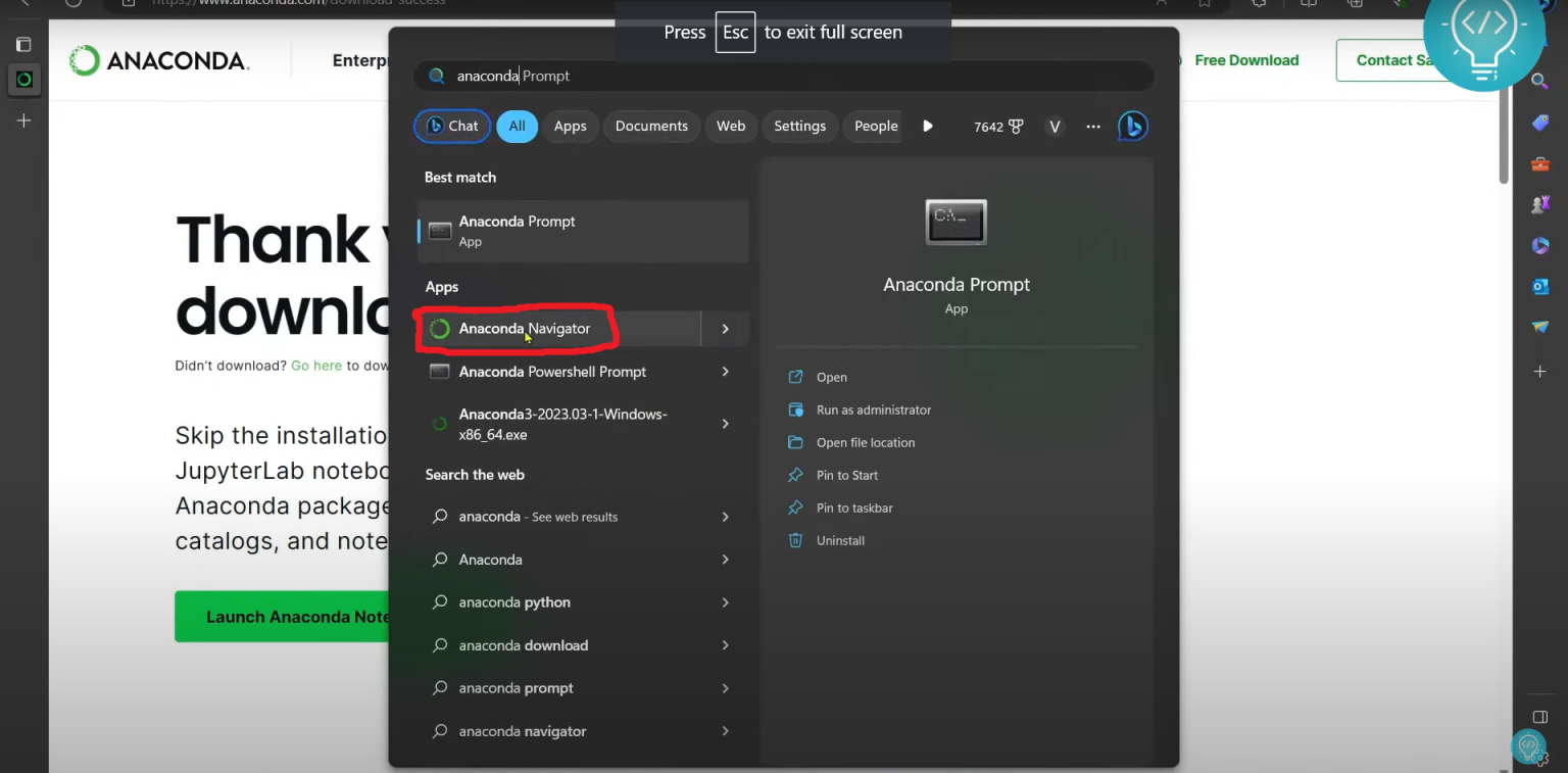 How To Install Anaconda And Jupyter Notebook(Windows 11) - The Code City