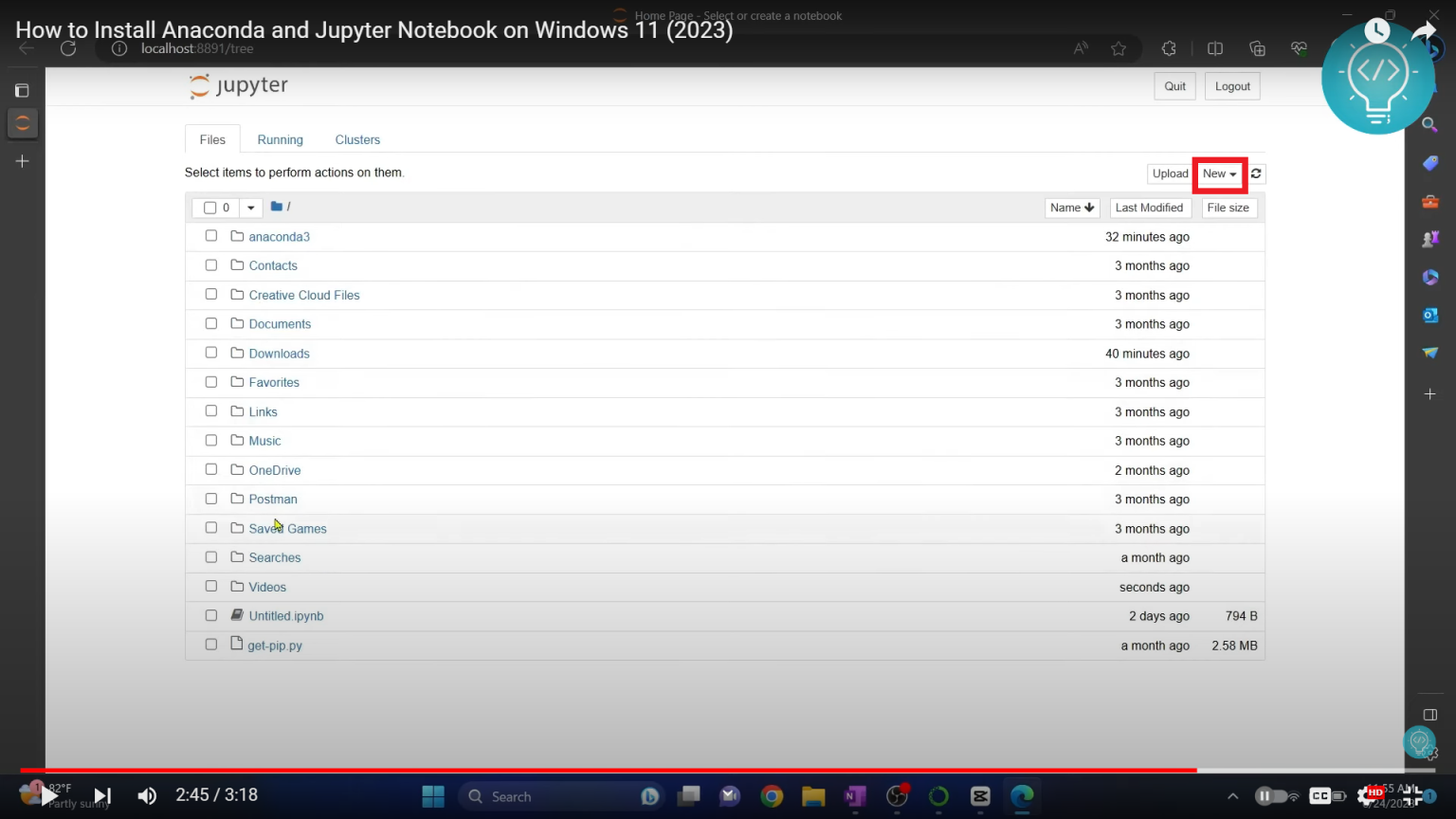 How To Install Anaconda And Jupyter Notebook(Windows 11) - The Code City