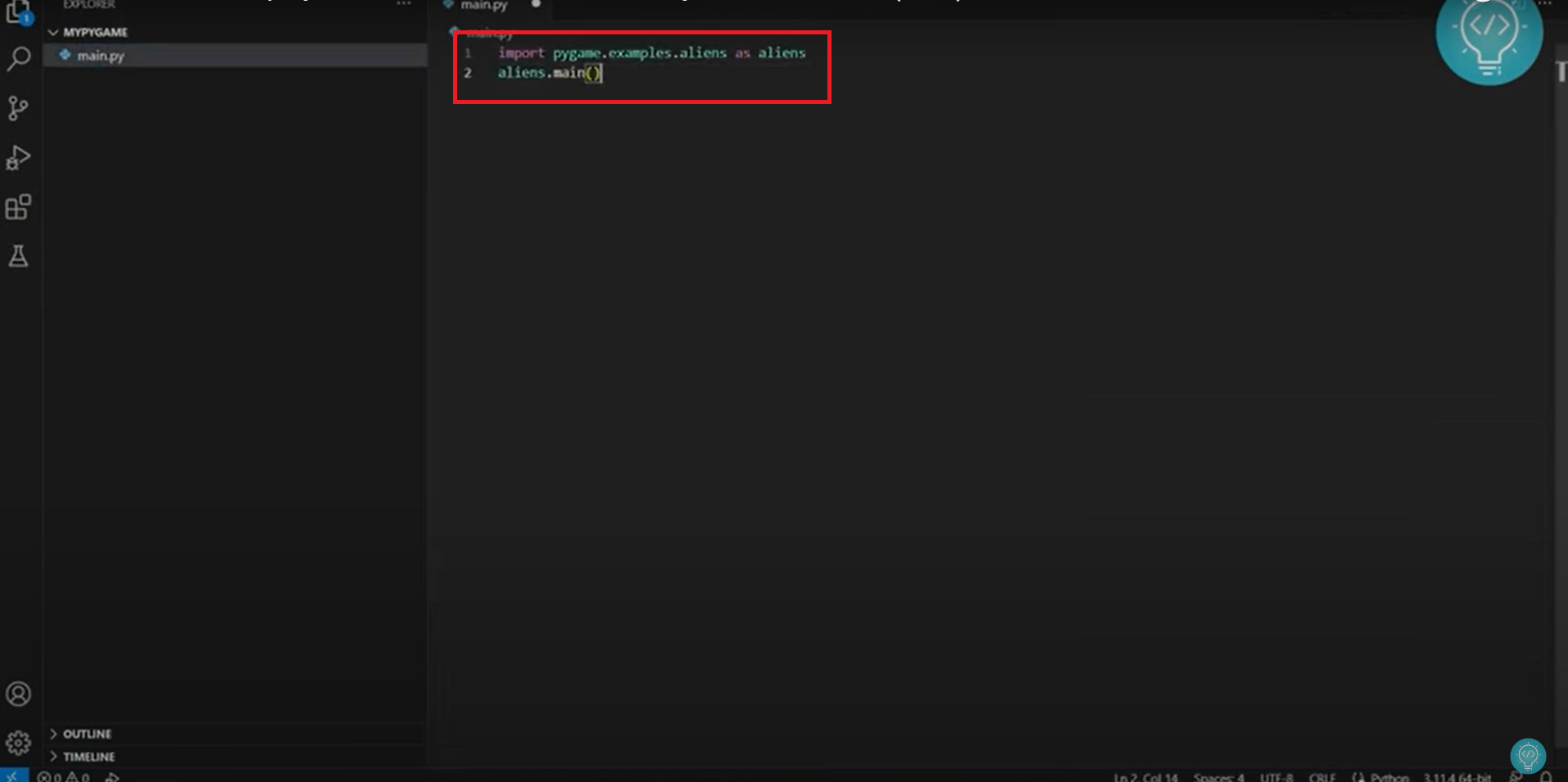 How To Install And Setup Pygame In Vs Code The Code City