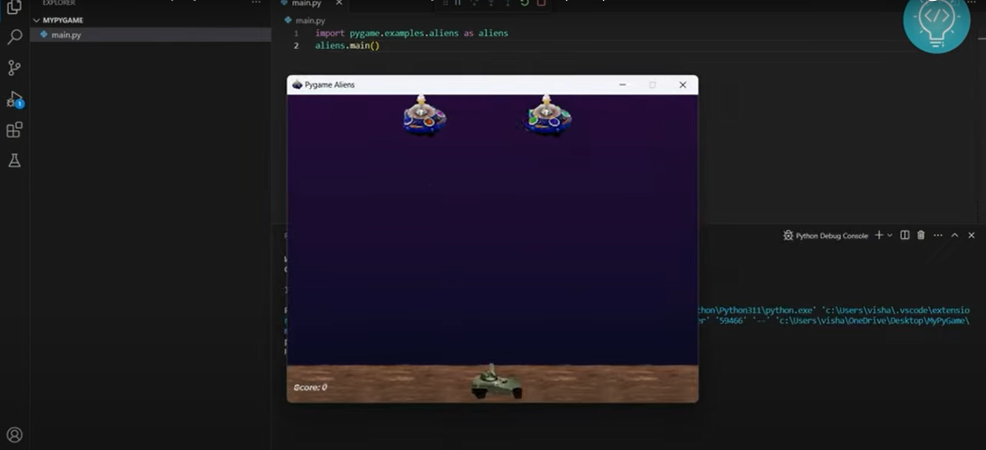 How To Install And Setup Pygame In Vs Code The Code City