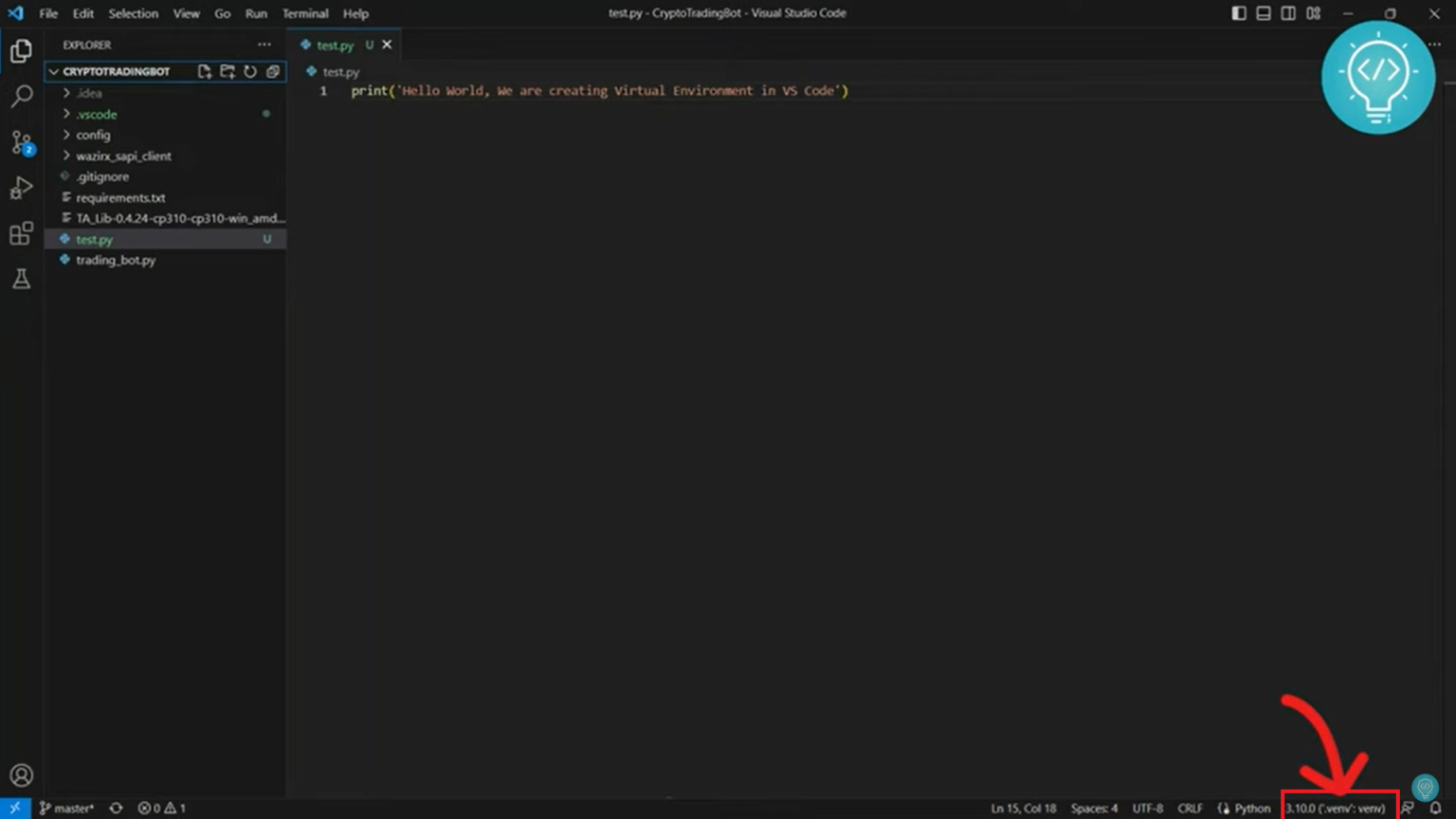 How To Create Virtual Environment For Python In Vs Code The Code City