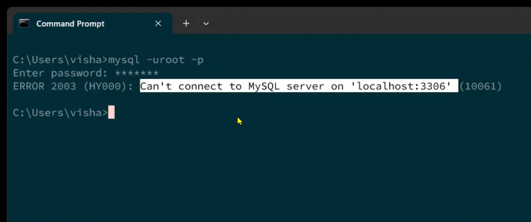 How to Fix Failed to Connect to MySQL Server at Localhost: 3306 (2026 ...